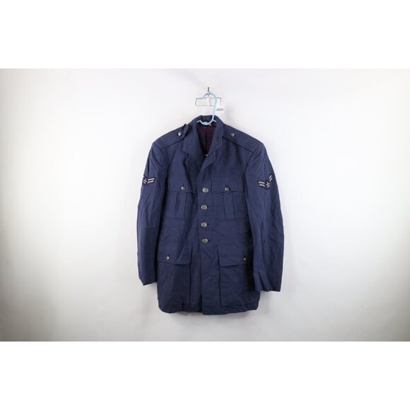 Vintage | Jackets & Coats | Vintage 6s Vietnam War Mens 37r Usaf Wool Blue 084 Officer Jacket ...
